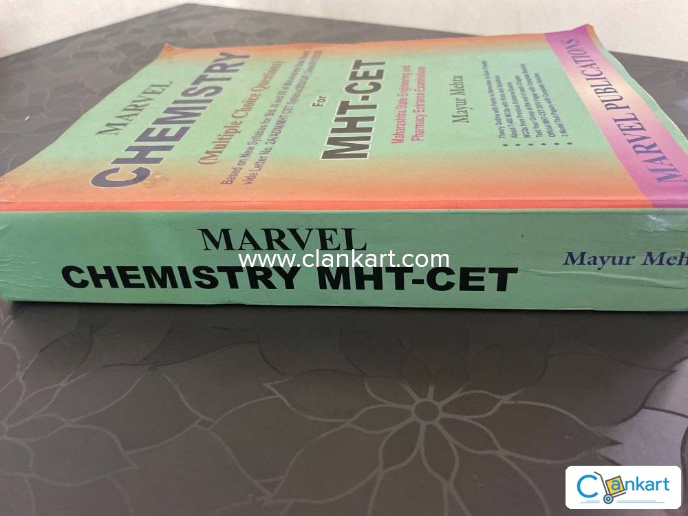 Buy 'Marvel Chemistry (Multiple Choice Questions) For MHT-CET' Book In ...
