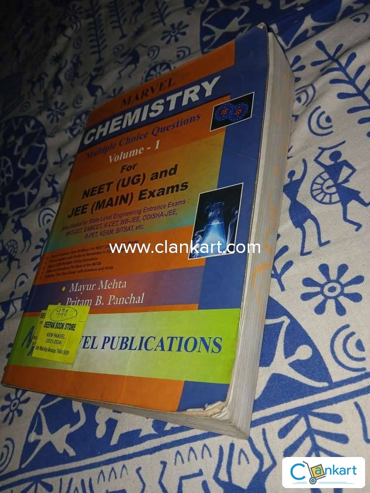 Buy 'Marvel Chemistry MCQ's Vol-1 For NEET (UG) And JEE Main Exams ...