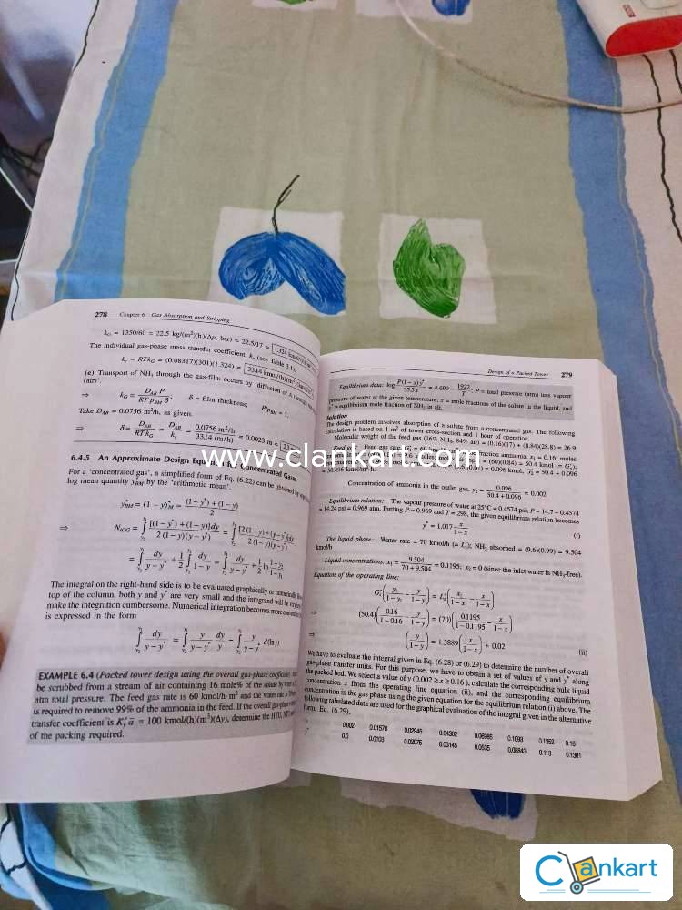 Buy 'PRINCIPLES OF MASS TRANSFER AND SEPARATION PROCESS' Book In ...