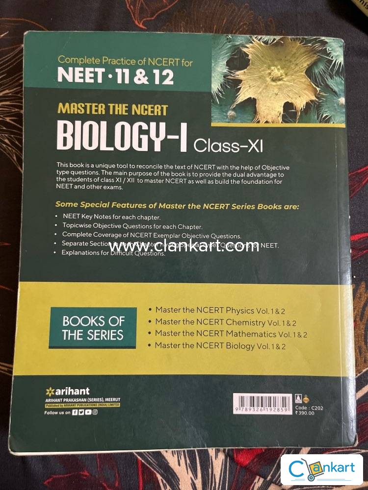 Buy 'Master The Ncert Biology' Book In Good Condition At Clankart.com