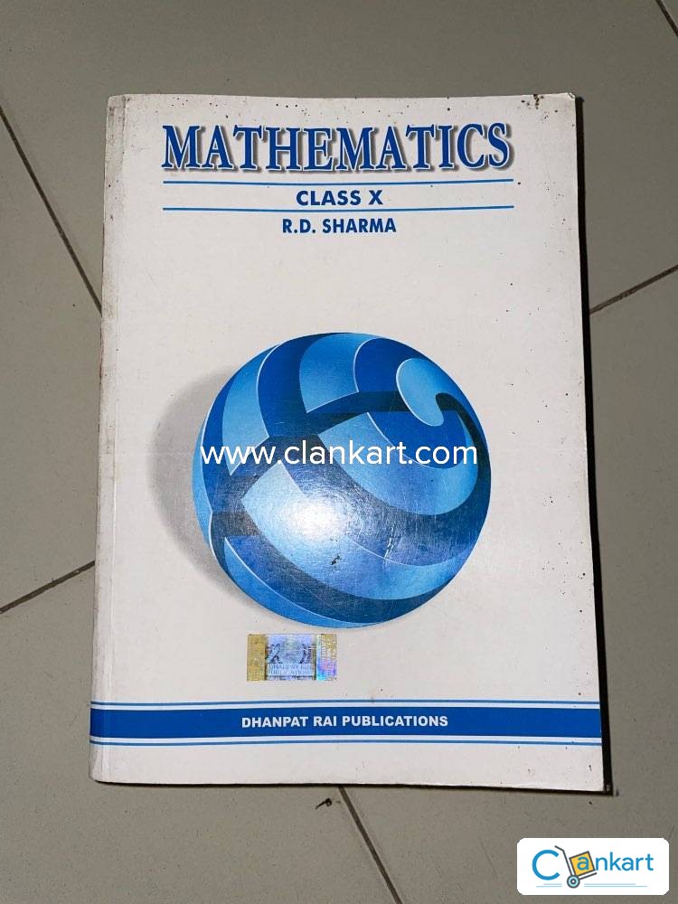 Buy 'Mathematics Class 10 By RD Sharma, Dhanpat Rai Publications' Book ...