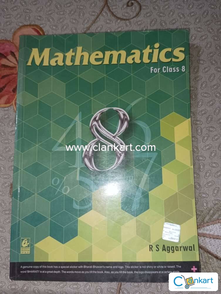 Buy 'RS AGARWAL MATHS CLASS 8' Book In Excellent Condition At Clankart.com