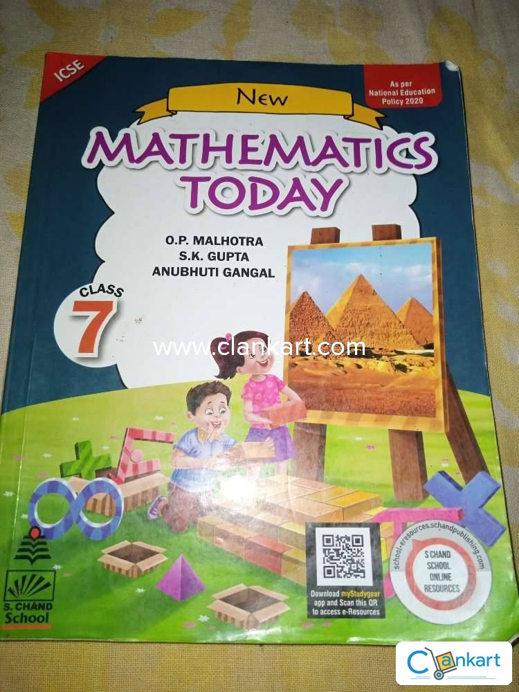 Buy 'New Mathematics Today Class 7' Book In Good Condition At Clankart.com