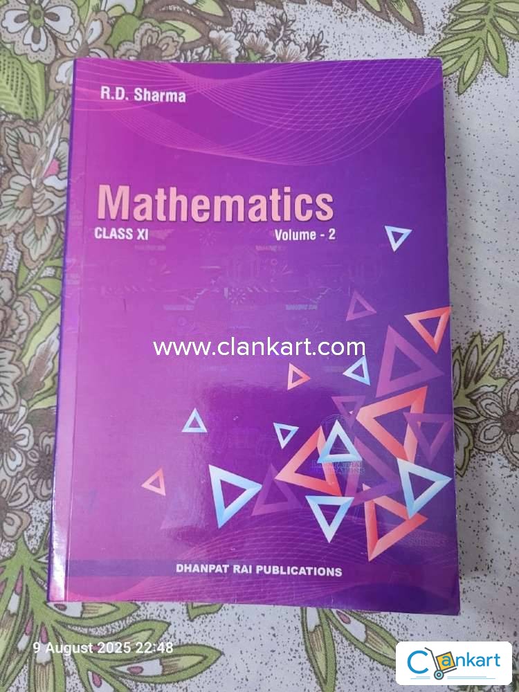 Buy 'Mathematics For Class 11 (set Of 2 Volumes) Examination 2020-2021 ...