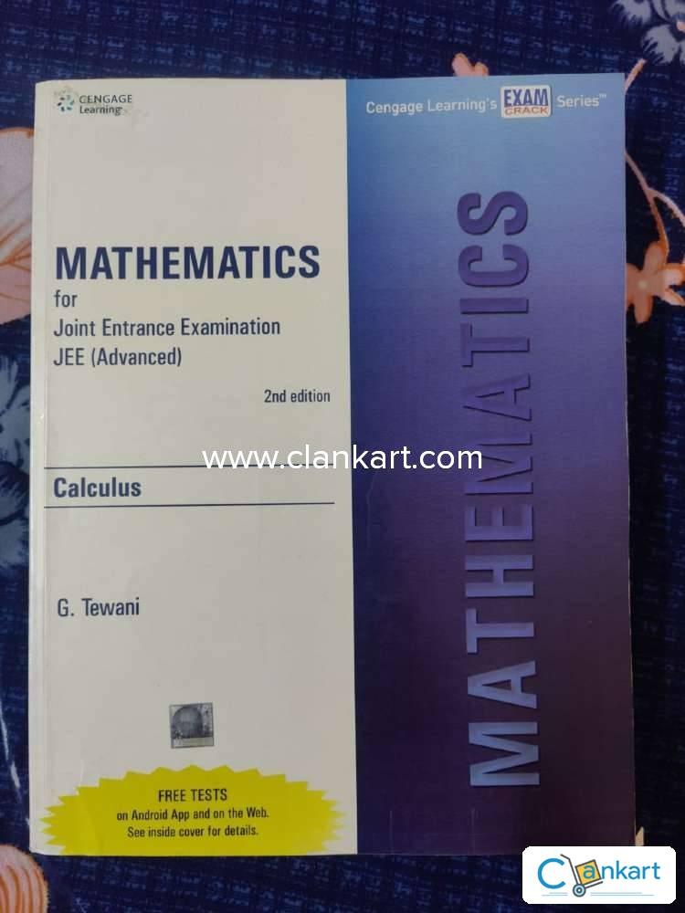 Buy 'Mathematics For Joint Entrance Examination Jee (Advanced ...
