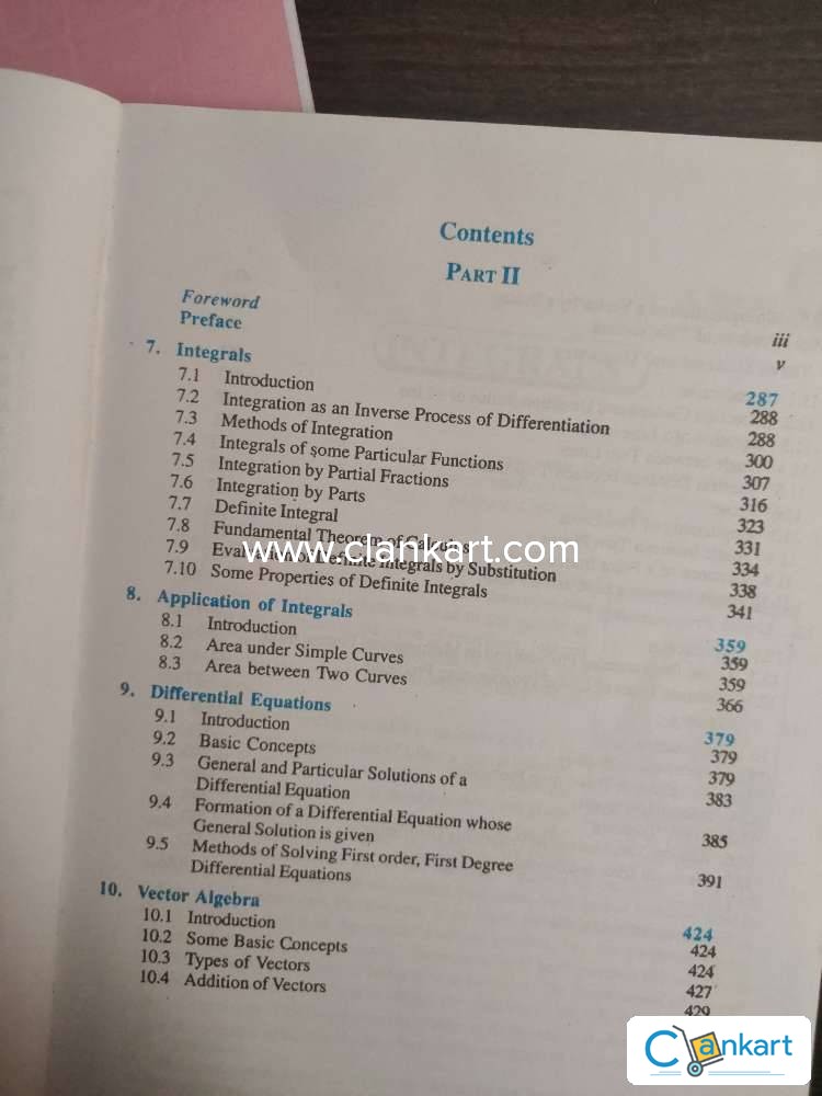 Buy 'Mathematics For Class 12 Part 2' Book In Excellent Condition At ...