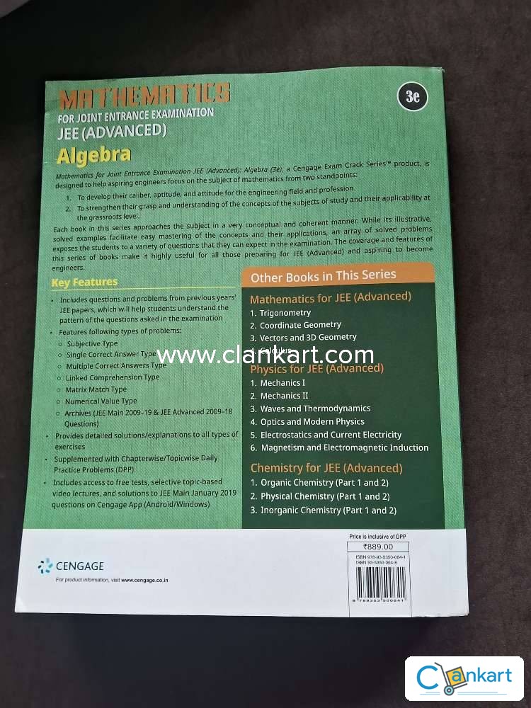 Buy 'Mathematics For Joint Entrance Examination JEE ( Advanced ...
