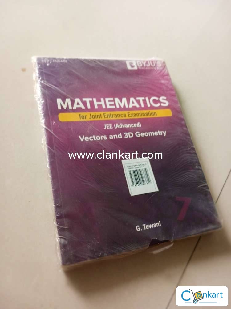 Buy 'Vectors And 3D Geometry For JEE (Advanced), 3rd Edition' Book In ...