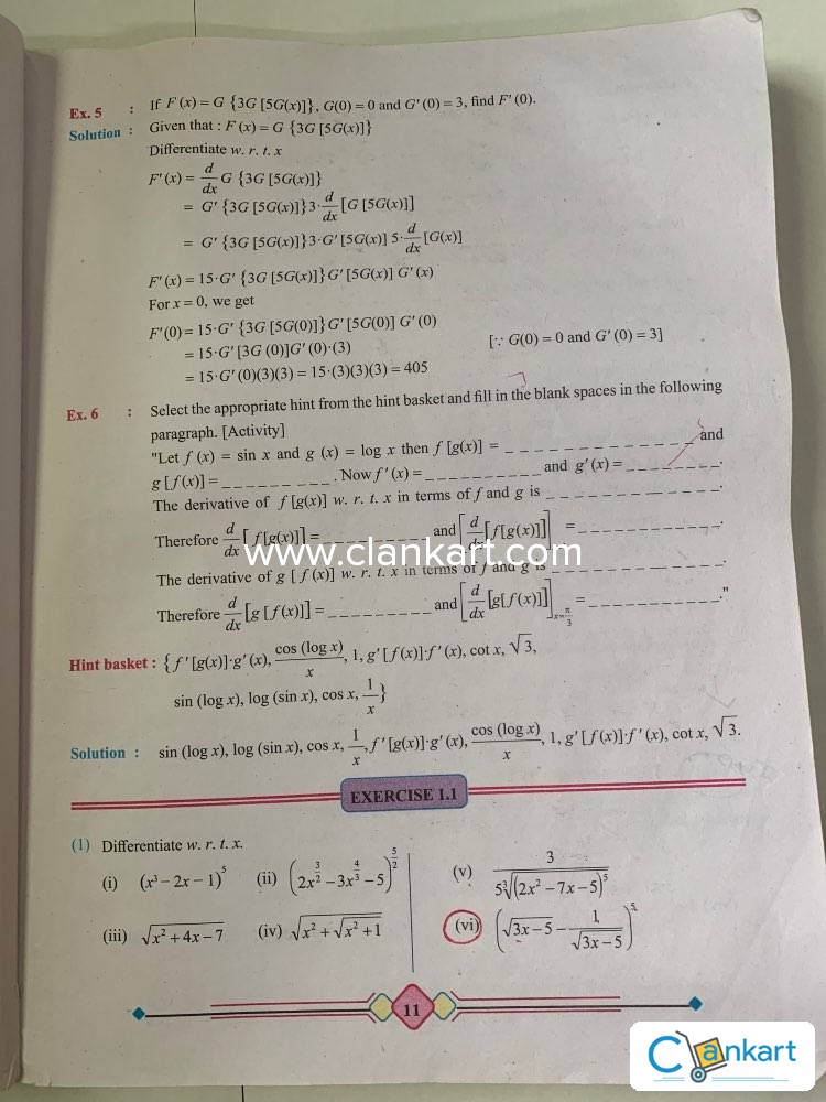 Buy 'Mathematics And Statistics Part 2 For Class 12 MAHARASHTRA BOARD ...