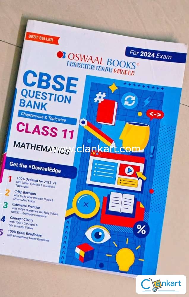 Buy 'Oswaal Books CBSE Mathematics Question Bank For Class 11' Book In ...