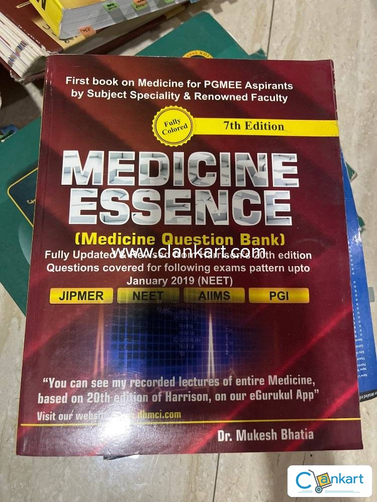Buy 'MEDICINE ESSENCE (MEDICINE QUESTION BANK) BY DR. BHATIA' Book In ...