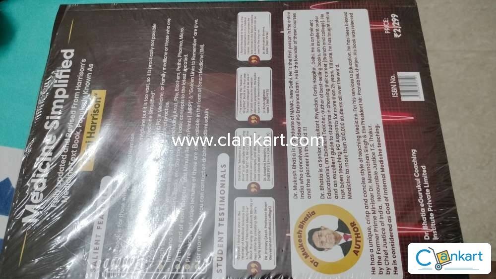 Buy 'Medicine Simplified By Dr Mukesh Bhatia' Book In Excellent ...