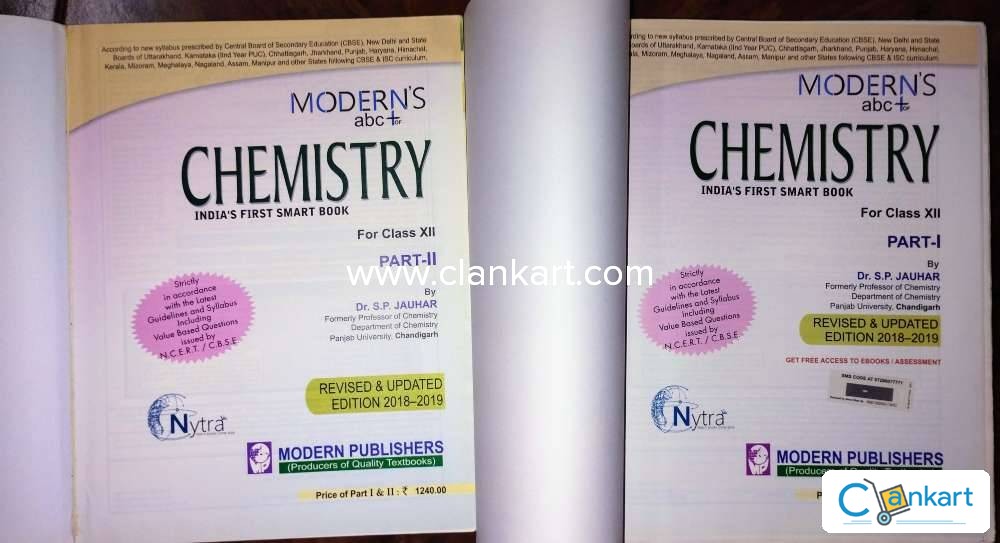 Buy 'Modern ABC Chemistry Class 12 Part 1 And 2' Book In Good Condition ...