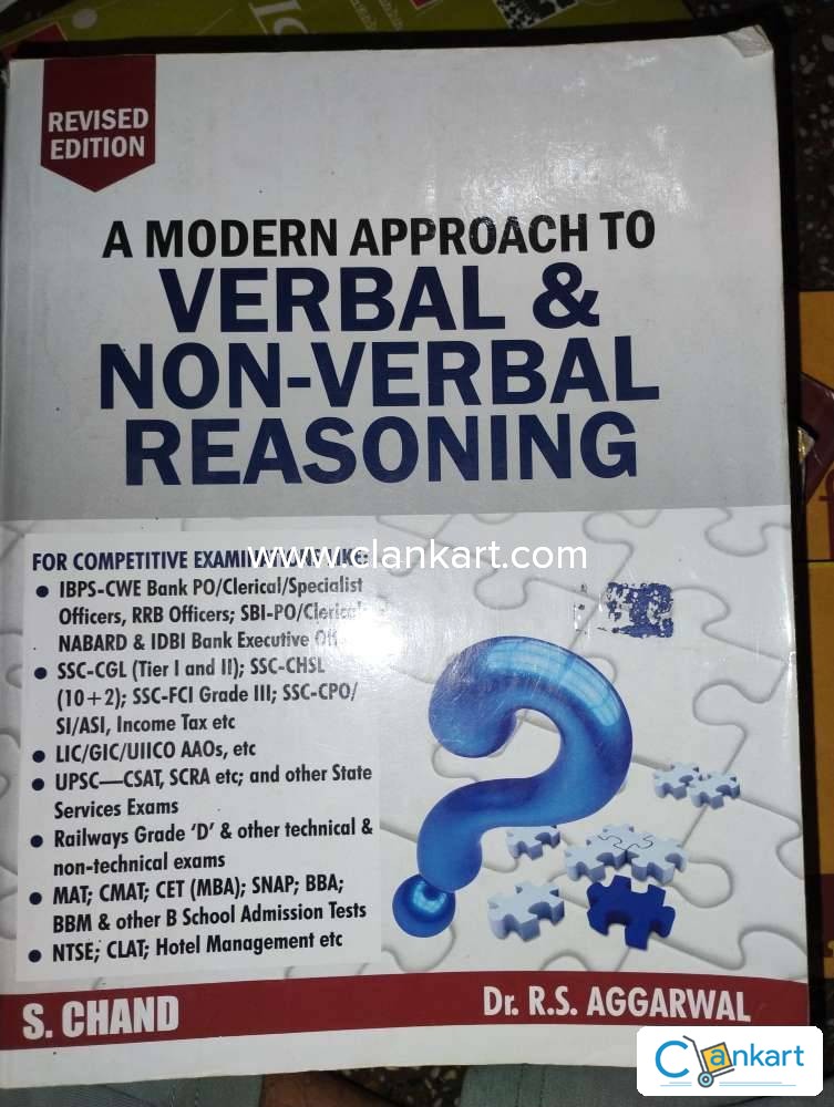 Buy 'A Modern Approach To Verbal And Nonverbal Reasoning By R.S ...