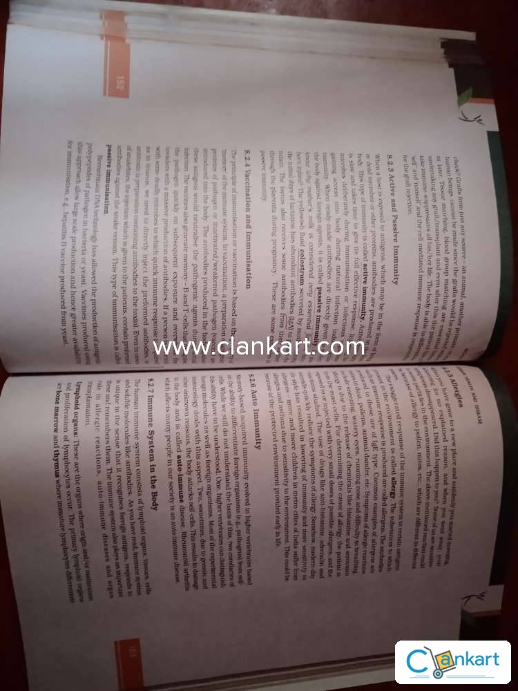 Buy 'Biology Textbook For 12th' Book In Excellent Condition At Clankart.com