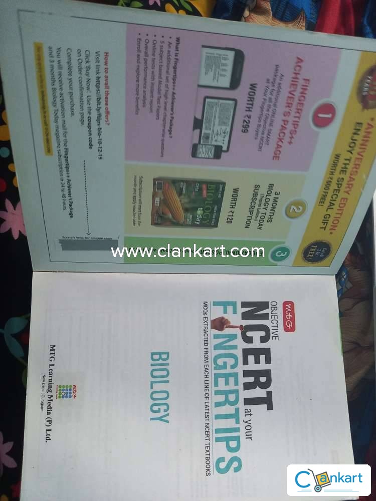 Buy 'MTG Objective NCERT At Your FINGERTIPS - Biology, Best NEET Books ...