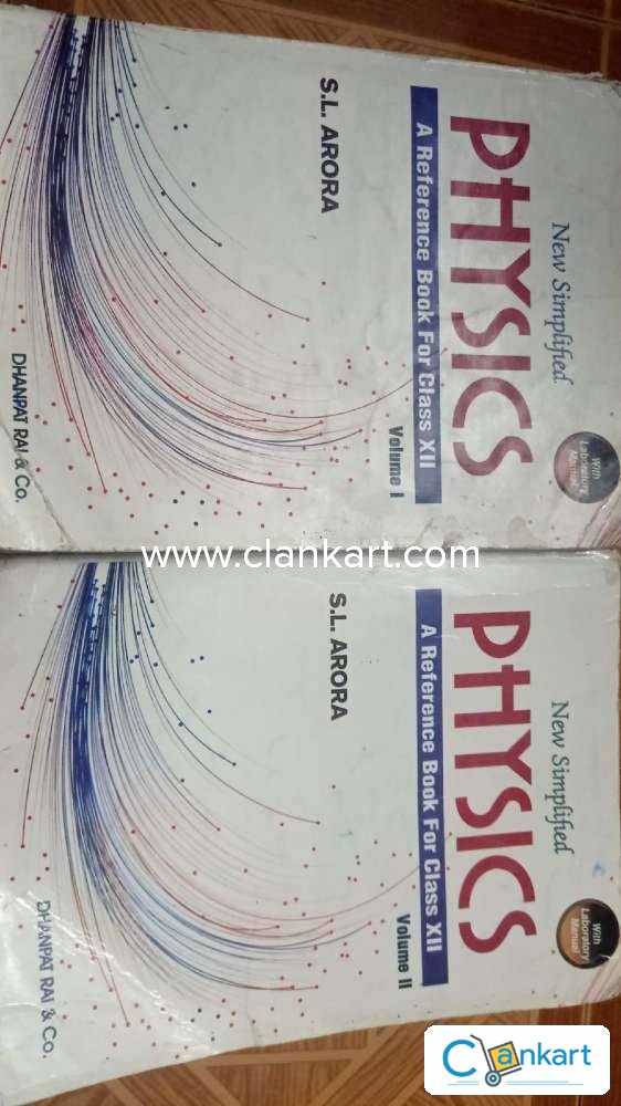 Buy 'NCERT Class 12 Physics S.L. Arora Vol-1 And Vol-2 *Free Oswall ...