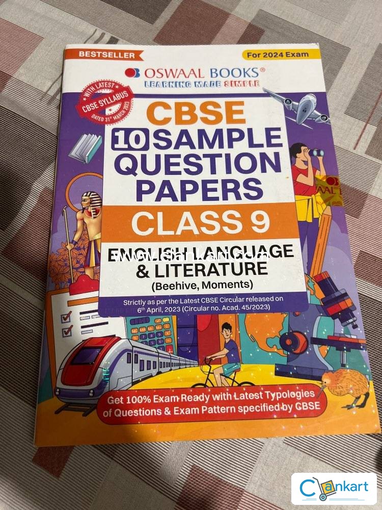 Buy 'Oswaal CBSE Sample Question Papers Class 9 English Language And ...