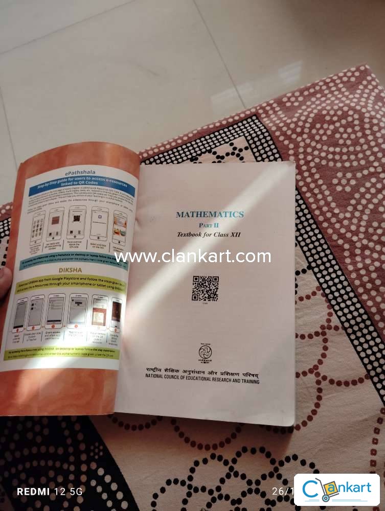 Buy 'Mathematics Textbook For Class 12th' Book In Excellent Condition ...