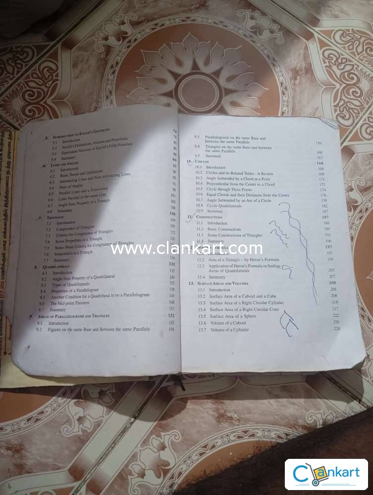 Buy 'Maths 10 Th Book' Book In Fair Condition At Clankart.com