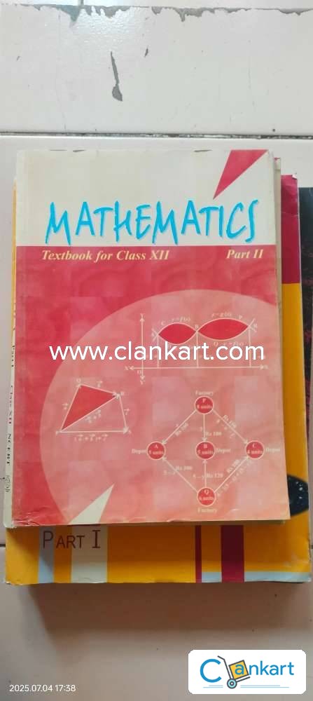 Buy 'MATHEMATICS TEXTBOOK FOR CLASS 12 PART 1 PART 2' Book In Excellent ...