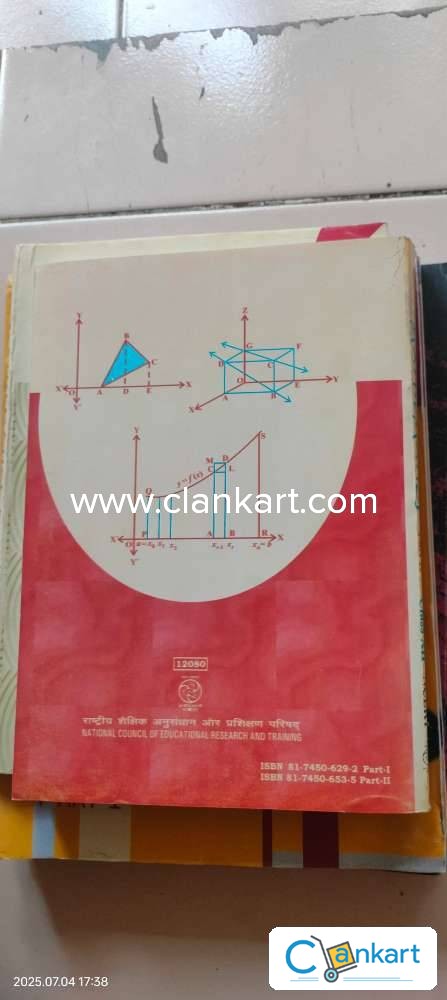 Buy 'MATHEMATICS TEXTBOOK FOR CLASS 12 PART 1 PART 2' Book In Excellent ...