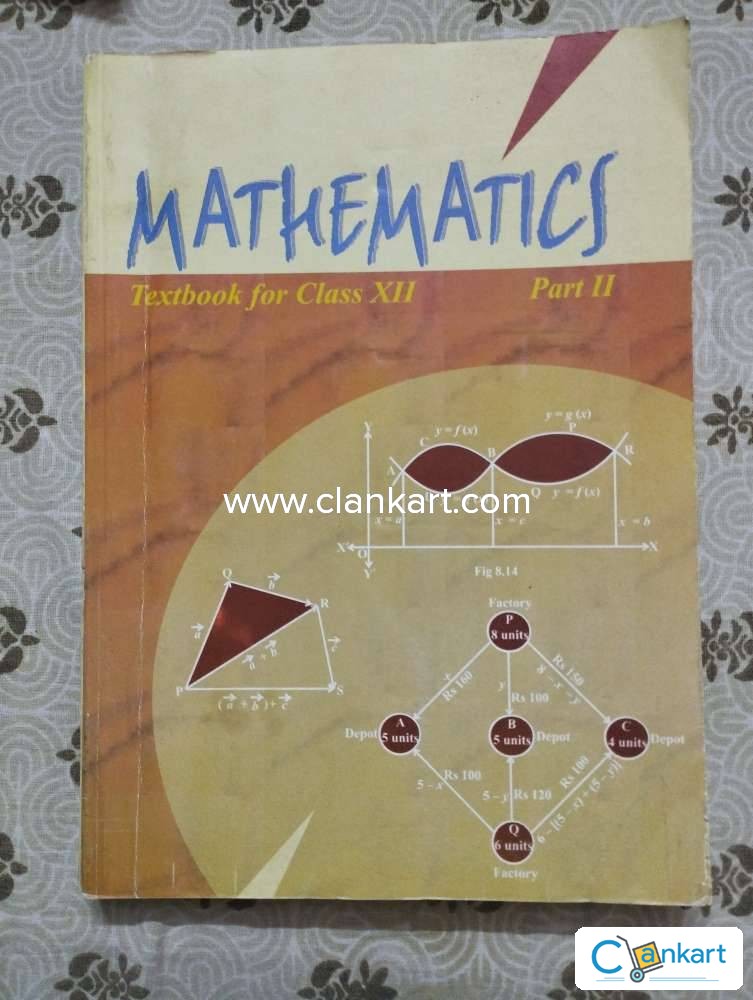 Buy 'Mathematics NCERT CLASS 12TH' Book In Excellent Condition At ...