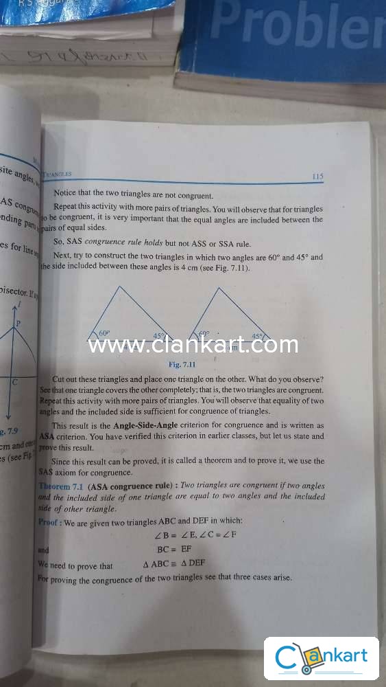 Buy 'NCERT Mathematics Textbook, Exemplar Book And Reference Book (RS ...
