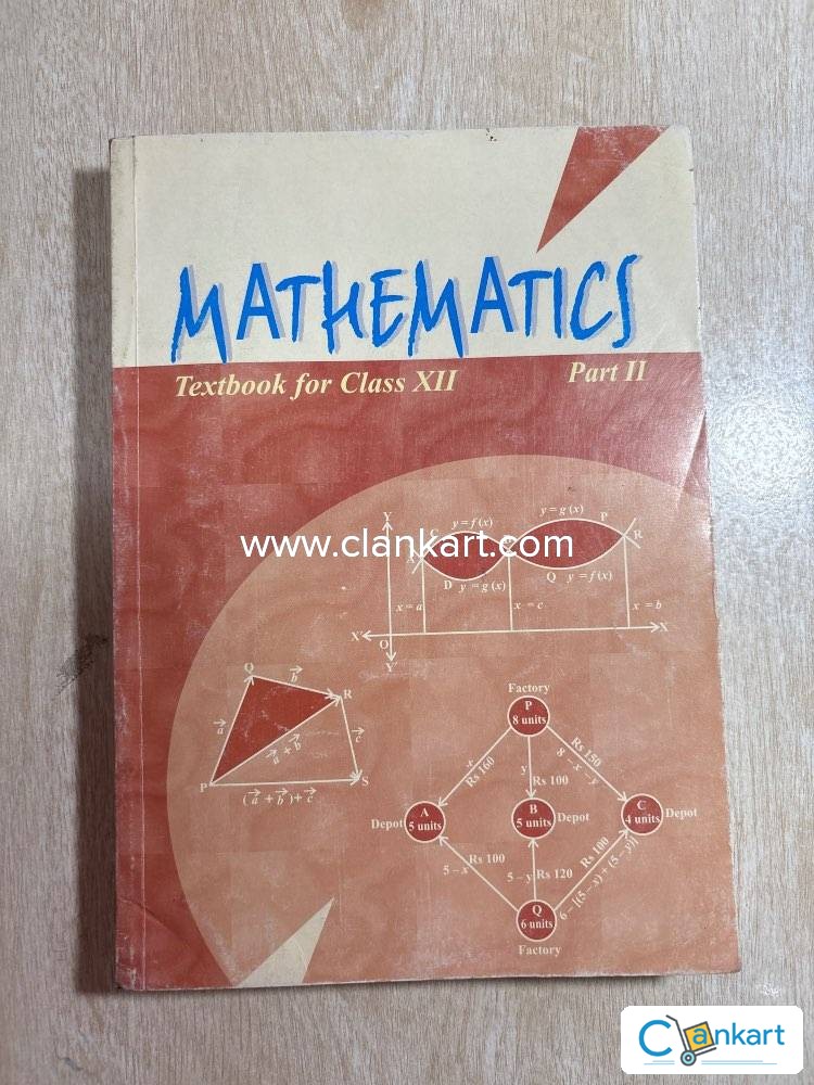 Buy 'Mathematics Textbooks For Class 12' Book In Excellent Condition At ...