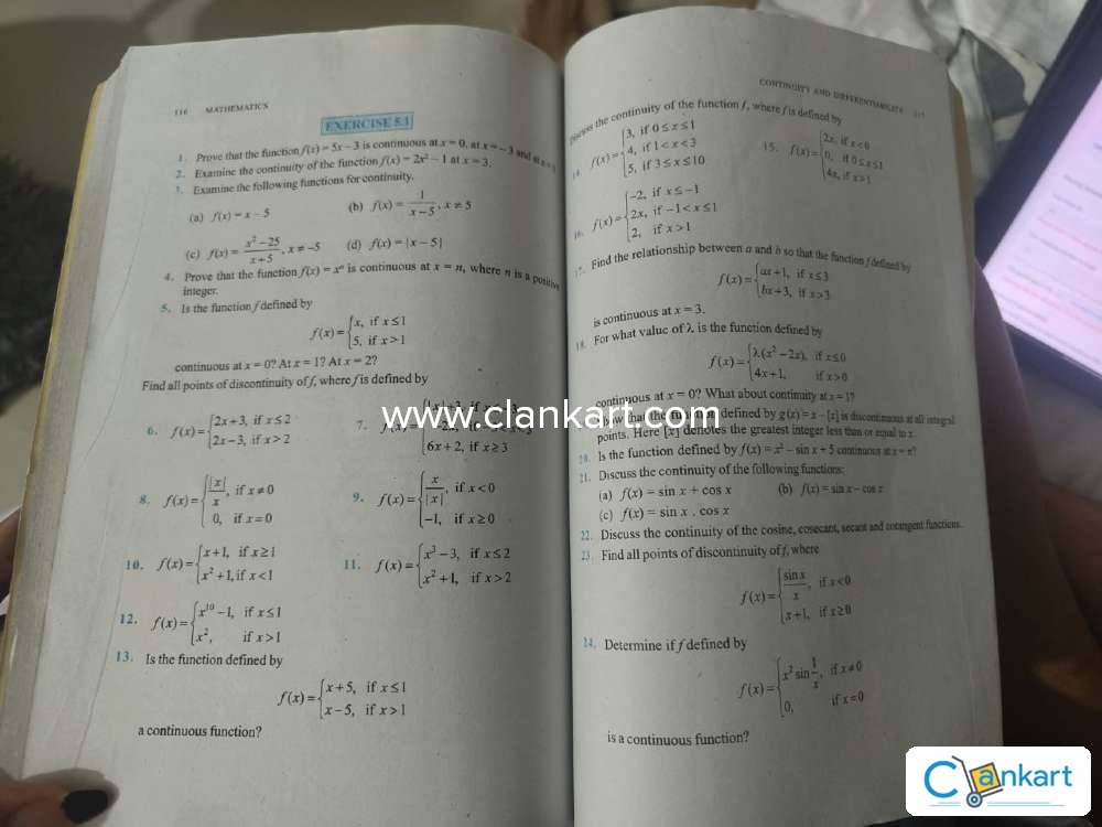 Buy 'Ncert Maths Book Part 1' Book In Excellent Condition At Clankart.com