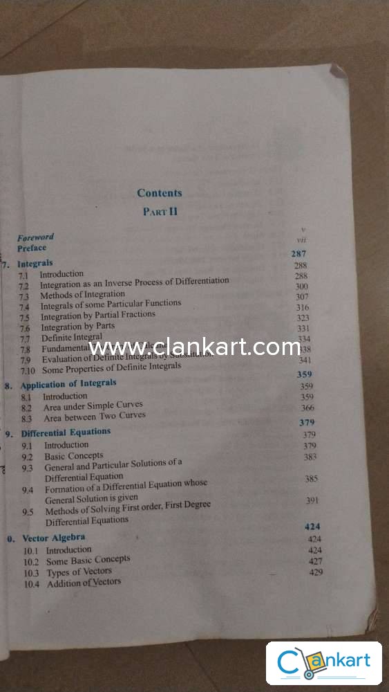 Buy 'NCERT Mathematics Part-2 For Ll PUC' Book In Fair Condition At ...