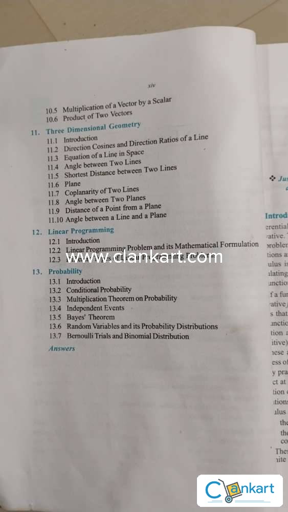 Buy 'NCERT Mathematics Part-2 For Ll PUC' Book In Fair Condition At ...