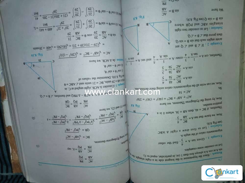 Buy 'Class 10th Book NCERT Maths' Book In Fair Condition At Clankart.com