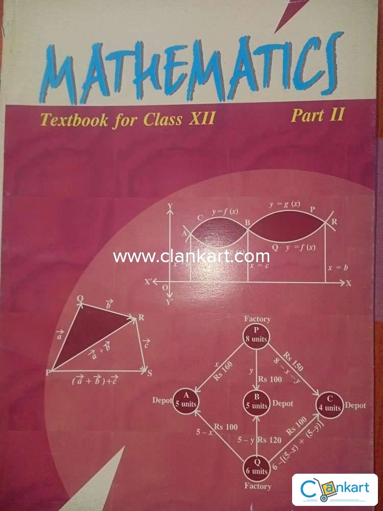 Buy 'NCERT Maths For Class 12 Both Part 1&2' Book In Excellent ...