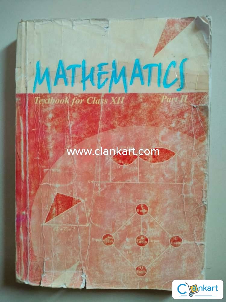 Buy 'Mathematics Textbook For Class 12 Part 2' Book In Good Condition ...
