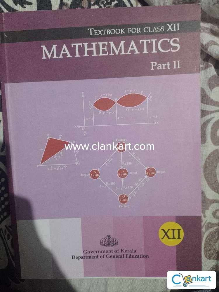 Buy 'Mathematics Part II - Class XII' Book In Good Condition At ...