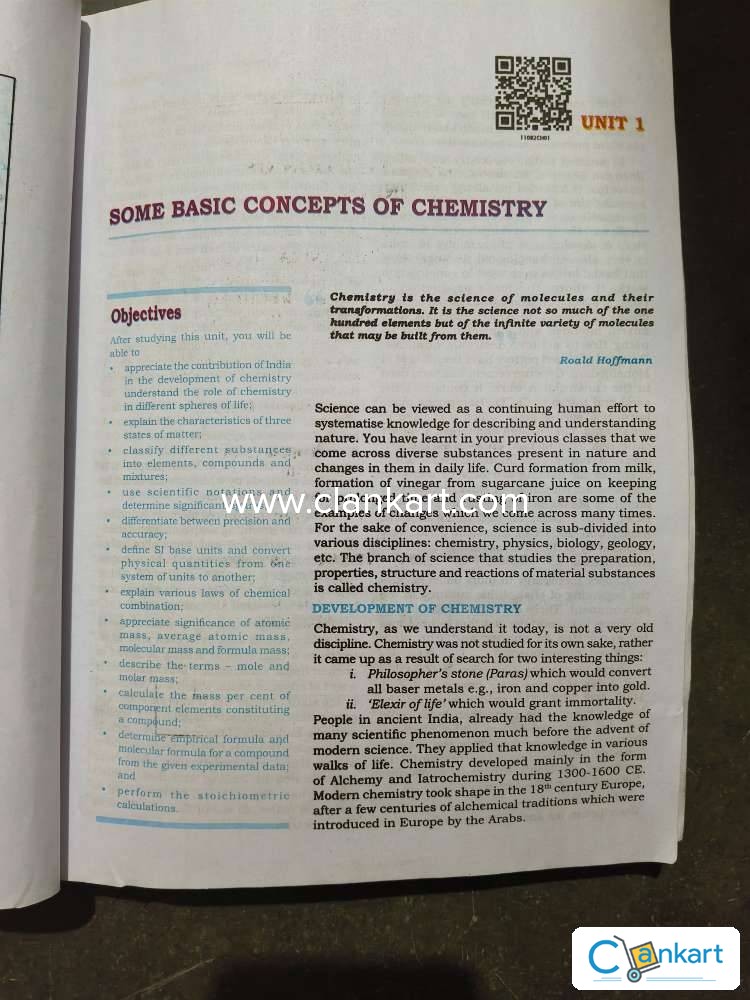 Buy 'NCERT PHYSICS AND CHEMISTRY CLASS 11' Book In Excellent Condition ...