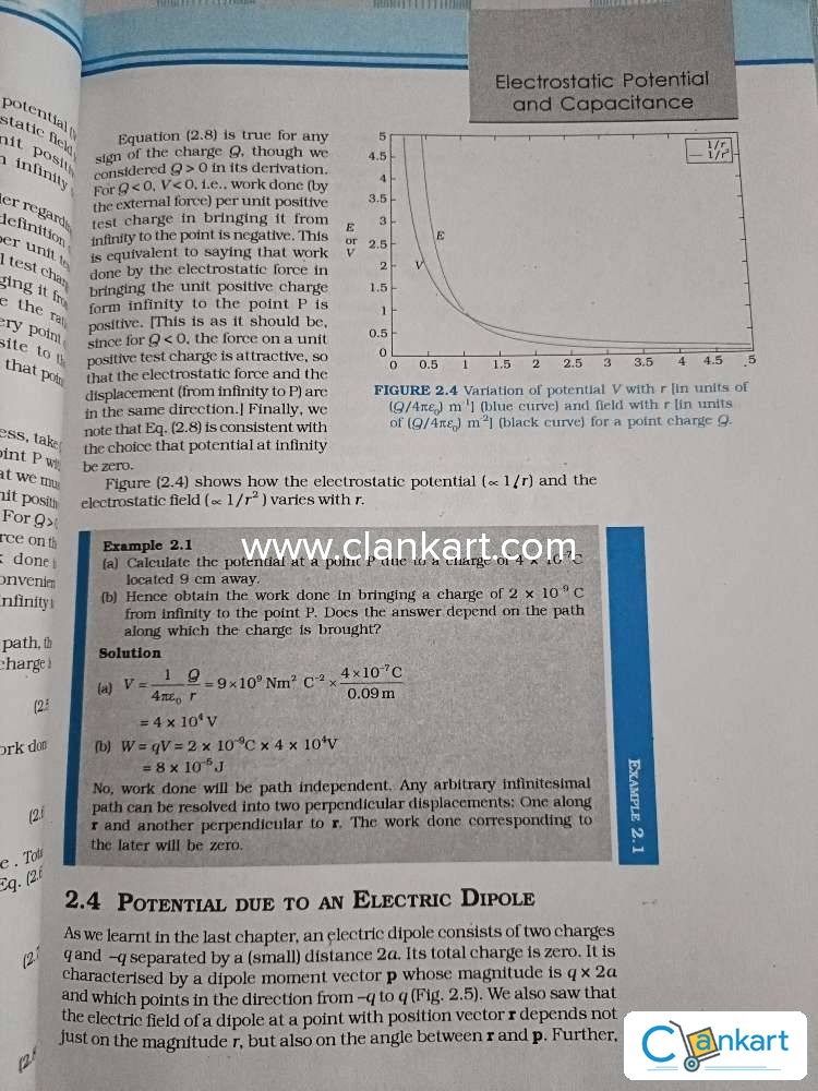 Buy 'NCERT PHYSICS CLASS 12 (PART-1)' Book In Excellent Condition At ...