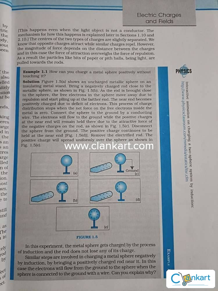Buy 'NCERT PHYSICS CLASS 12 (PART-1)' Book In Excellent Condition At ...