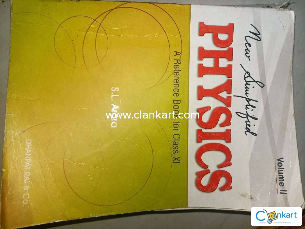 Buy 'SL Arora Physics Class 11 (Vol.I & II)' Book In Fair Condition At ...