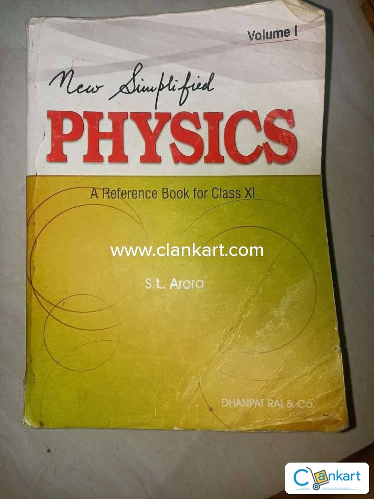 Buy 'SL Arora Physics Class 11 (Vol.I & II)' Book In Fair Condition At ...