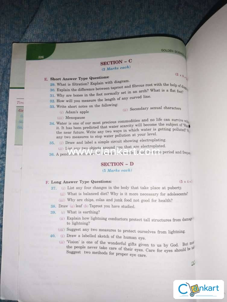 Buy 'Golden Science: (With Sample Papers) A Book With A Difference For ...