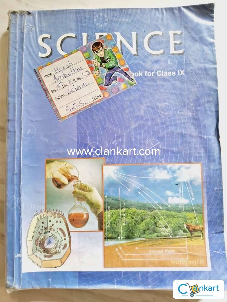 Buy 'Science Textbook Class IX' Book In Excellent Condition At Clankart.com