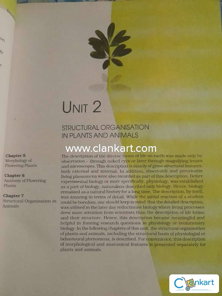 Buy 'Ncert Biology Class 11' Book In Excellent Condition At Clankart.com