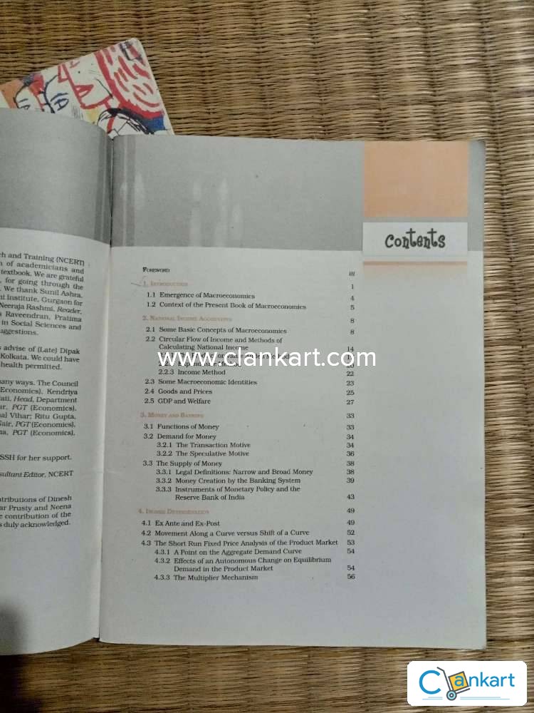 Buy 'NCERT Class 12 MICRO AND MACRO ECONOMICS' Book In Excellent ...
