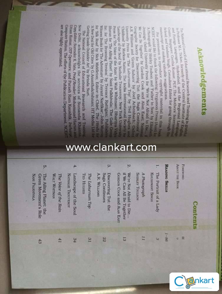 Buy 'Hornbill TB In English For Class 11 (Core Course)' Book In ...