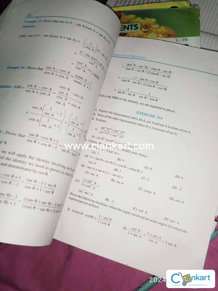 Buy 'Mathematics Class 10 NCERT' Book In Good Condition At Clankart.com
