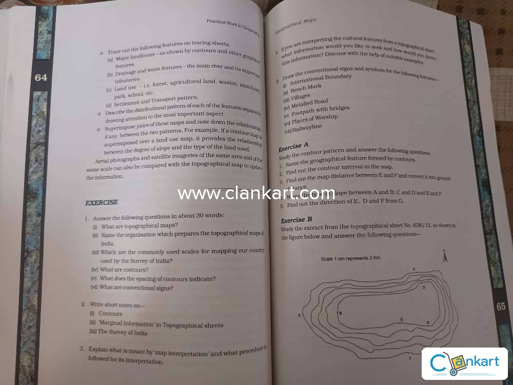 Buy 'Geography Class 11 Practical Book' Book In Excellent Condition At ...