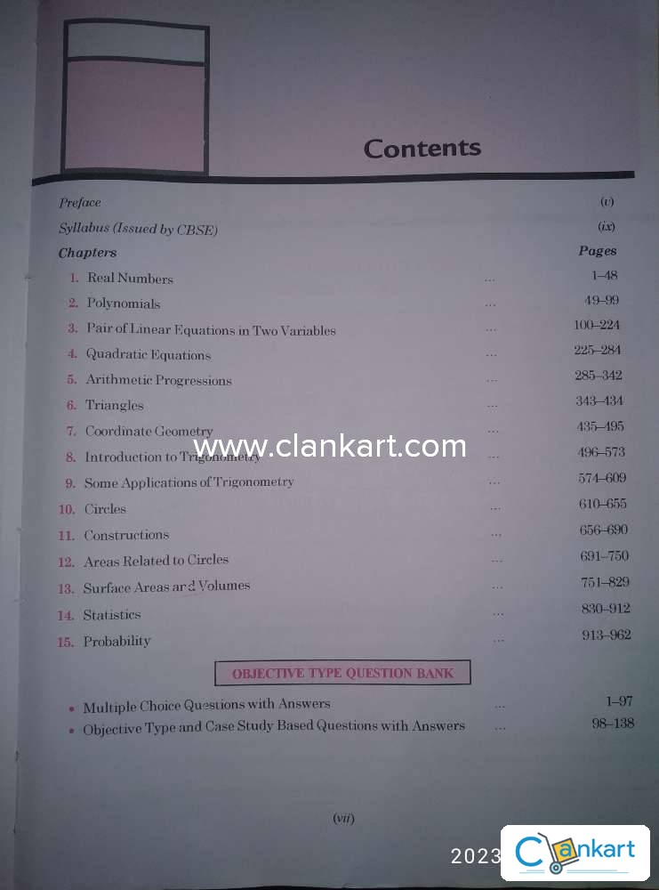 Buy 'Golden Mathematics Reference Reference Book For Class- X' Book In ...