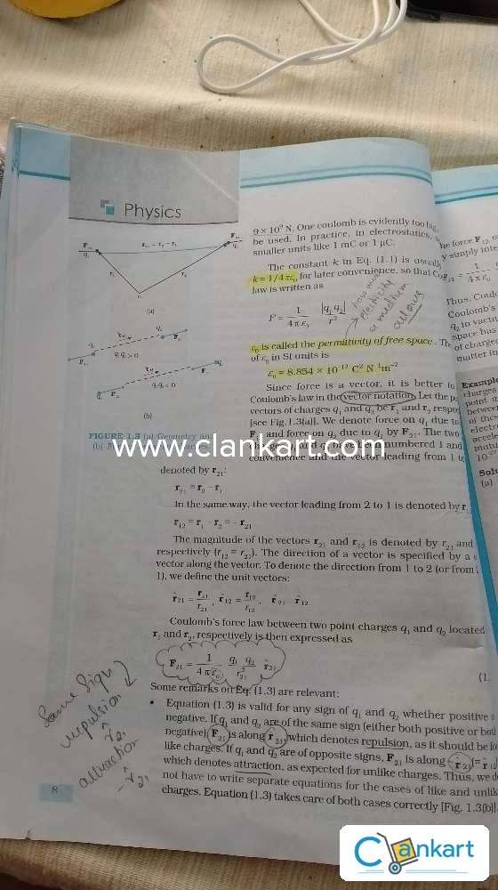 Buy 'Physics Text Book Part 1 For Class 12' Book In Excellent Condition ...